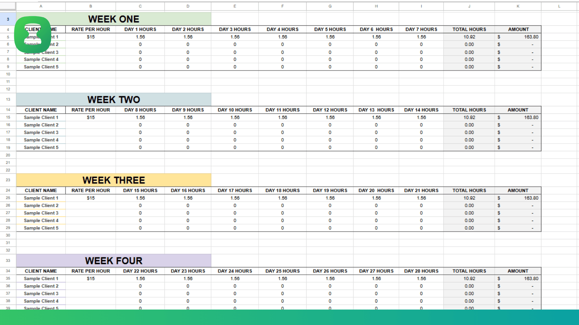 How to Track Time in Excel • Clockk